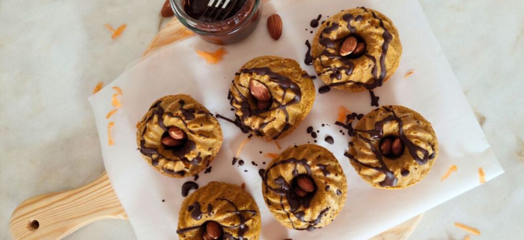 Mini Bolinhos de Cenoura Saudáveis | Simples e sem Açúcar - Cozinhar e ...
