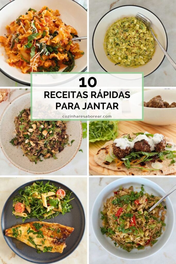 10 receitas rápidas para jantar: Receitas Simples e Saborosas ...